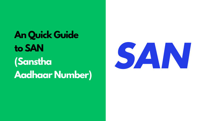 An Quick Guide to SAN (Sanstha Aadhaar Number) - FileAbhi - Simplify ...